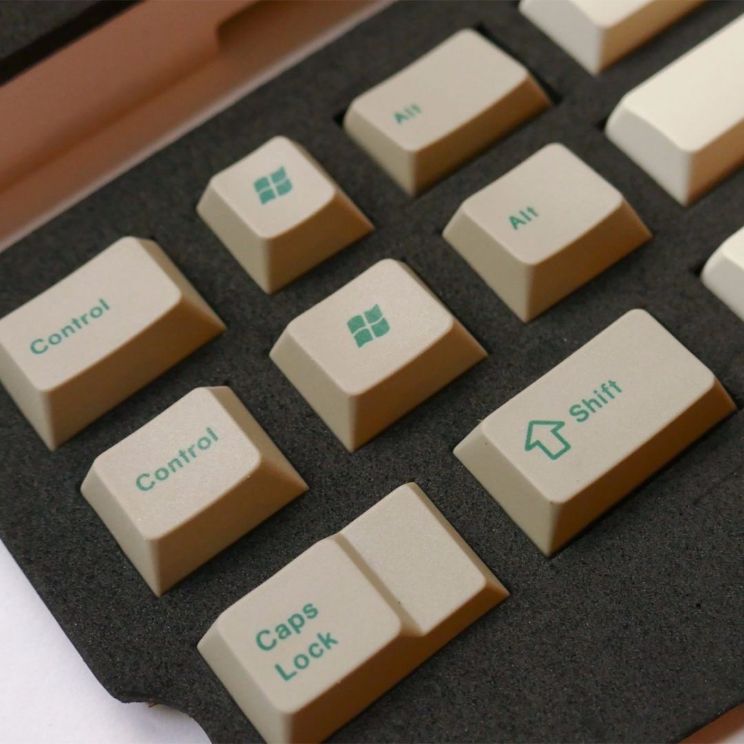 enjoypbt Keycap Set - English - Green » 1upkeyboards