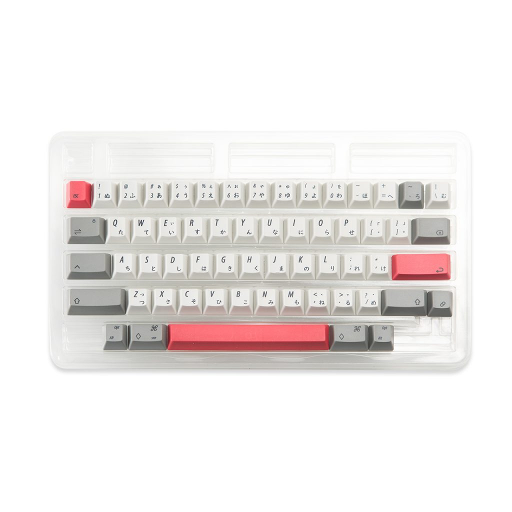 HHKB Topre Keycap Set - Red/Light Gray » 1upkeyboards